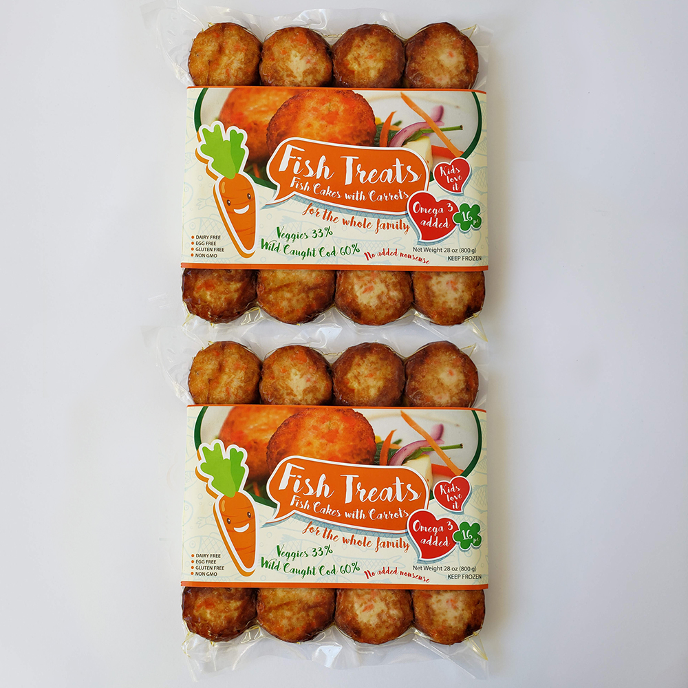 2x Carrot Fish Treats-$18.90/pk - Pure Iceland Seafood
